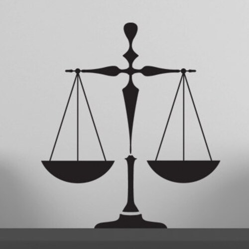 Scales of Justice Art Attorney Print Lawyer Gift Law - Etsy