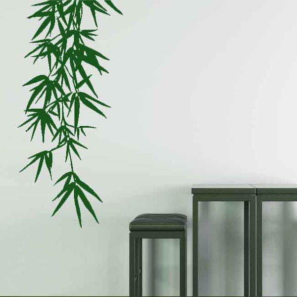 Bamboo Wall Decal - Etsy