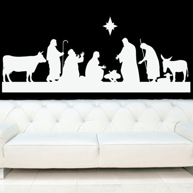 Vinyl Nativity - Etsy
