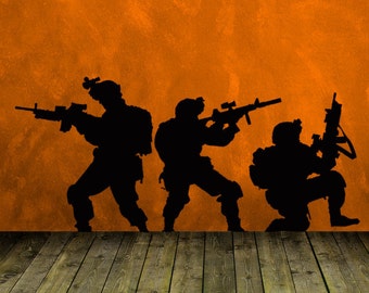 Army Men Wall Decal - Etsy