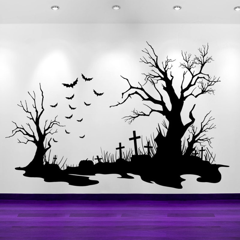 Halloween Wall Decals - Etsy