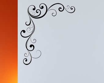 Border Wall Decal Scroll Decor Wallpaper Vinyl Sticker - Etsy