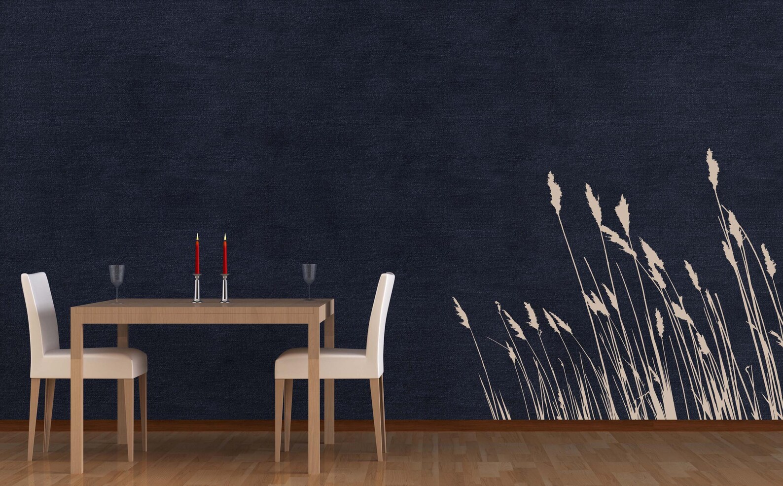 Grass Wall Art, Tall Grass Wall Decal, Reeds Wall Stickers, Grasses ...
