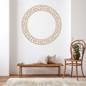 Midcentury Modern Decor, Ceiling Decals, Circular Wall Art, Picture ...