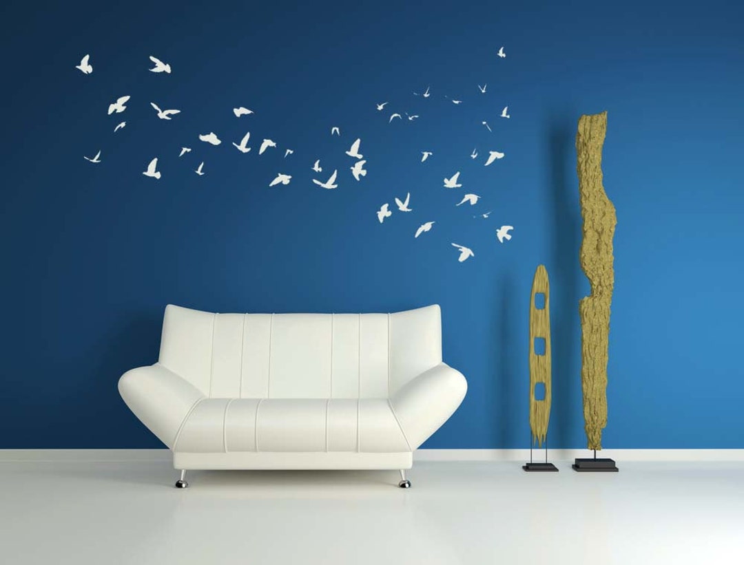 Flock of Birds, Bird Wall Decal, Wedding Shower, Party Decoration ...