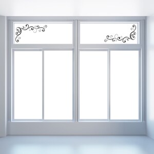 Corner Wall Decor, Corner Wall Decals, Swirl Designs, Scroll Decal ...