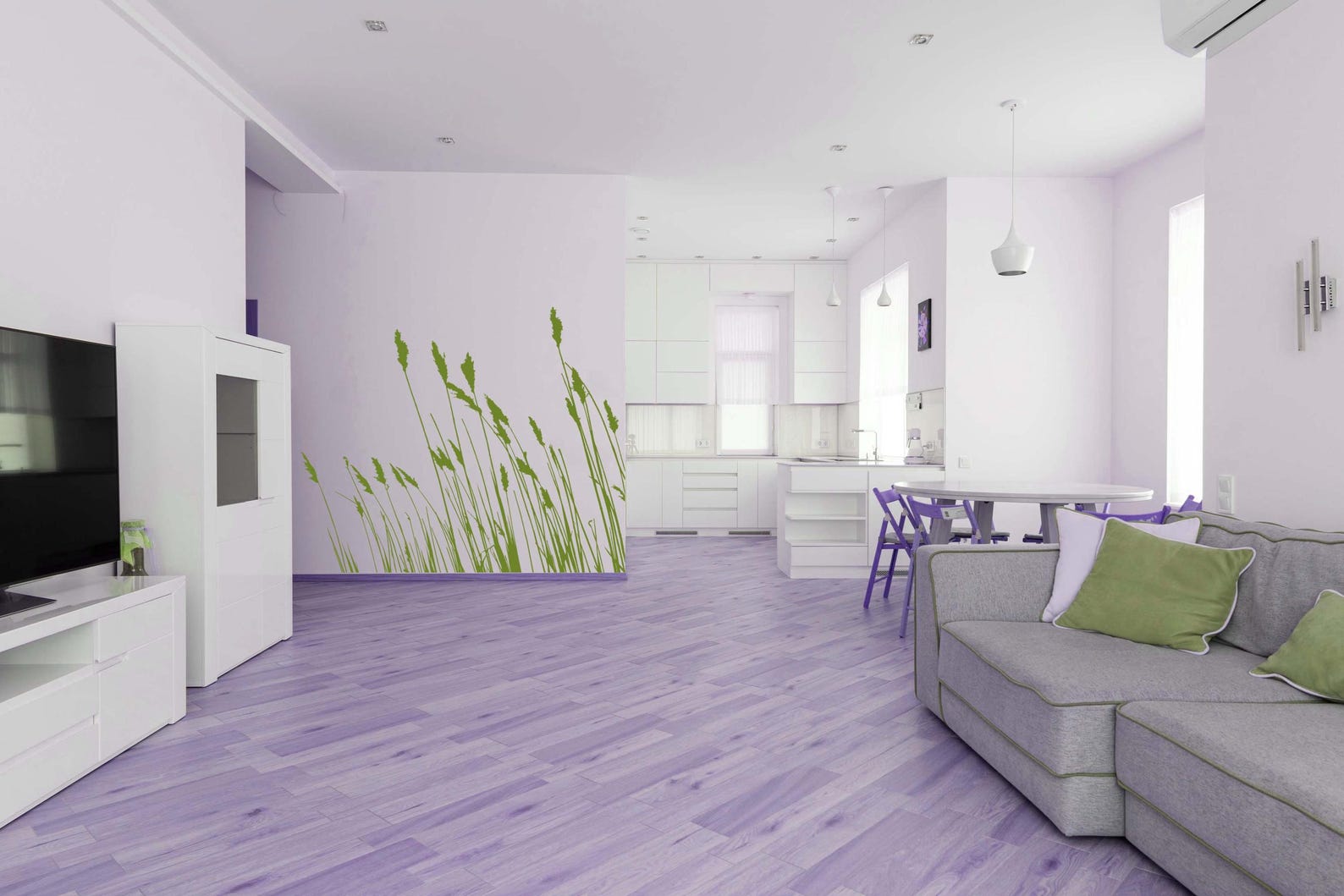 Grass Wall Art, Tall Grass Wall Decal, Reeds Wall Stickers, Grasses ...