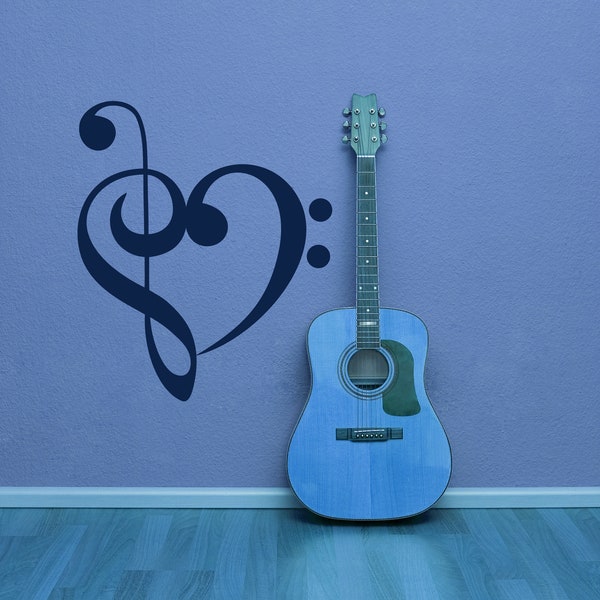 Treble Clef Heart - Etsy