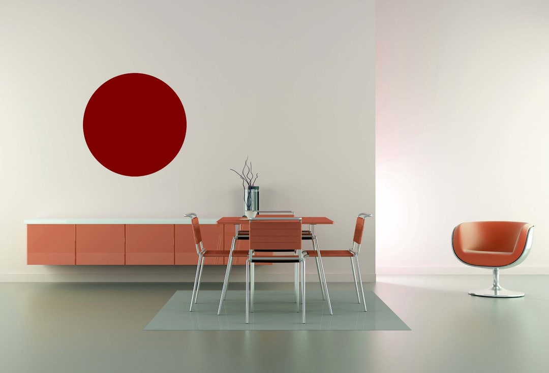 Circle Stickers, Circle Wall Art, Circle Design, Circle Decals, Circle ...