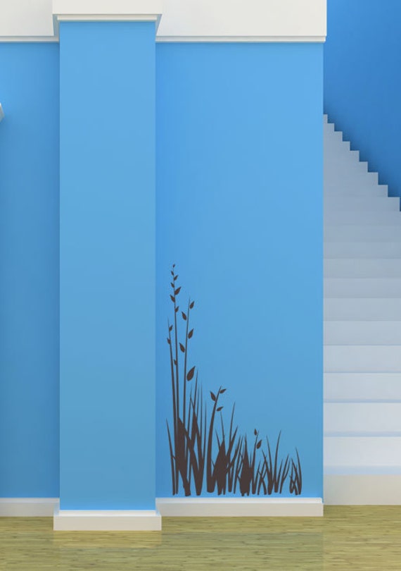 Tall Grass Wall Decal Blade Leaf Decor Leaves Grasses - Etsy