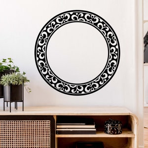 Midcentury Modern Decor, Ceiling Decals, Circular Wall Art, Picture ...