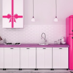 Bow Wall Art, Bow Wall Decor, Bow Window Decal, Present Bow Stickers ...