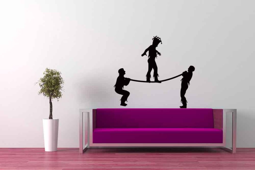 Cirque Du Soleil Decor Circus Decal Highwire Party - Etsy