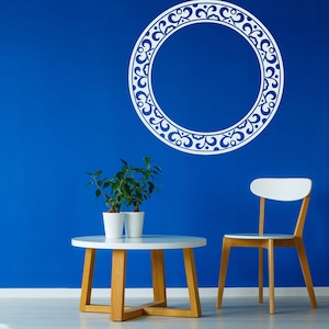 Midcentury Modern Decor, Ceiling Decals, Circular Wall Art, Picture ...