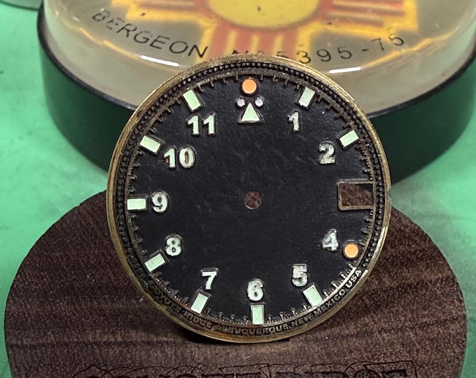 Sf-coded Military Watch Dial – Hand-painted Brass – 29mm – NH ...