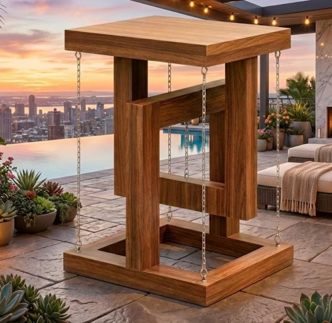 DIY Floating Chain Table | How to Build the Mind-blowing Physics Illusion (PDF Guide) - Etsy