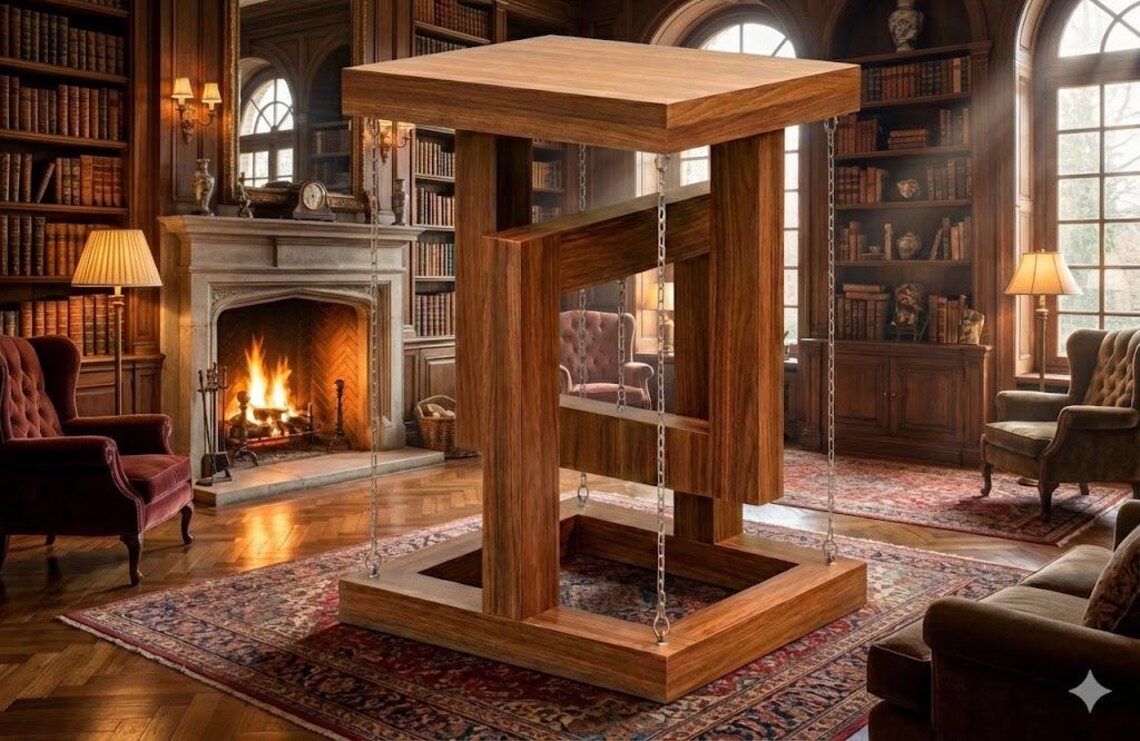 DIY Floating Chain Table | How to Build the Mind-blowing Physics ...
