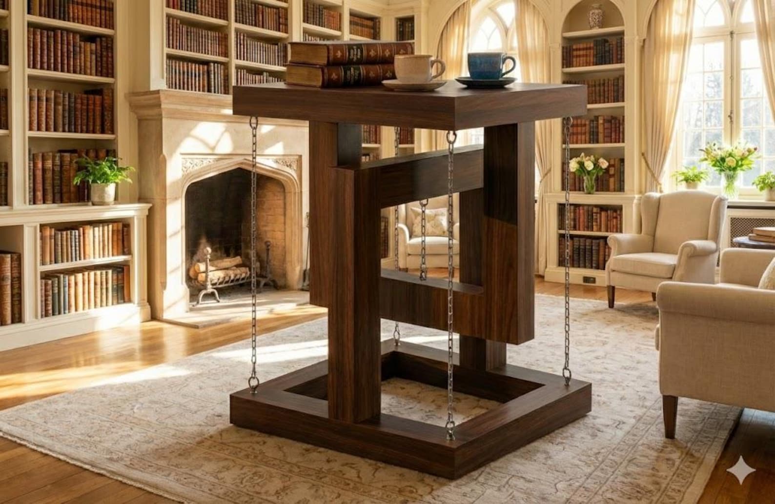 DIY Floating Chain Table | How to Build the Mind-blowing Physics ...