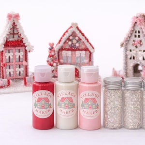 Mini Putz Village: DIY Craft Party Kit - Etsy