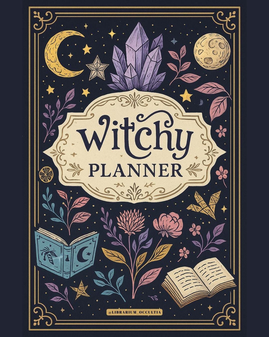Witchy Planner Printable | Magical Daily, Weekly, Monthly Planner PDF ...