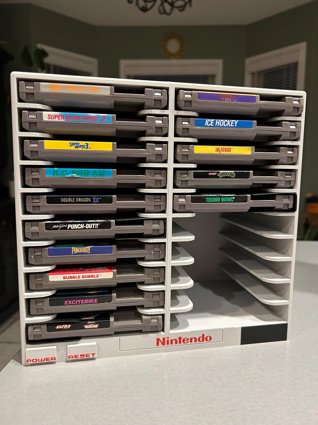 Original NES Game Cartridge Display Stand Holder (10 or 20 Games ...