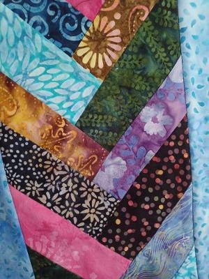 Handmade Quilted Batik Braid Pattern Table Runner Centerpiece Happy ...
