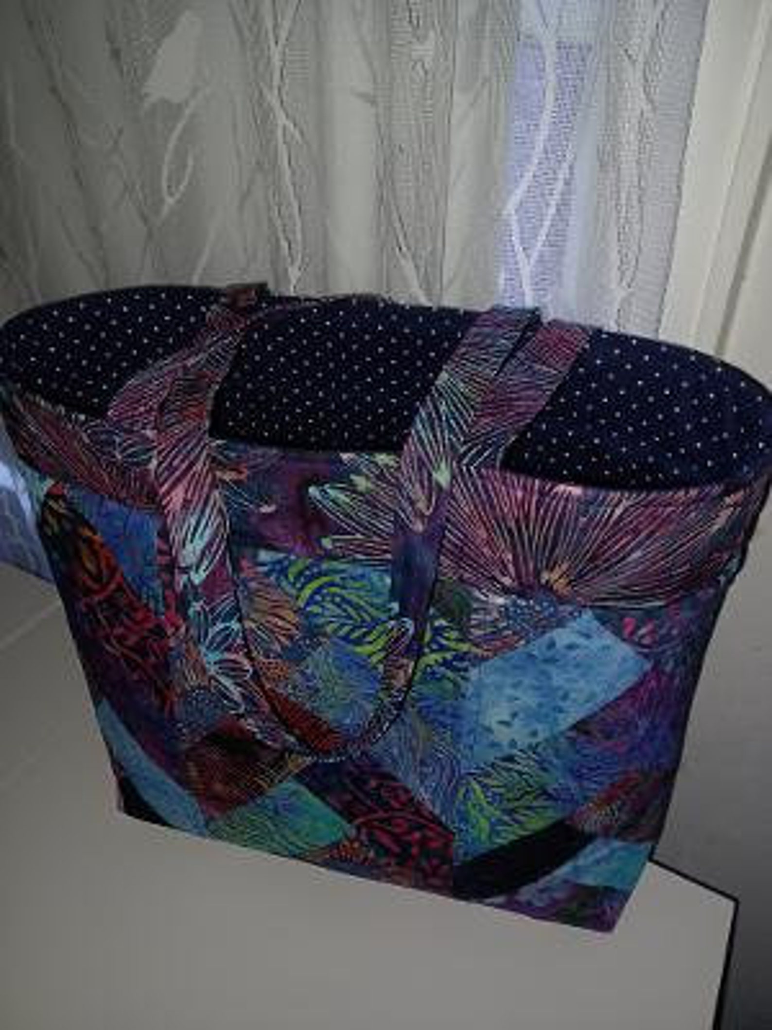 Batik Braid Pattern Tote Bag With Handles and Pocket - Etsy