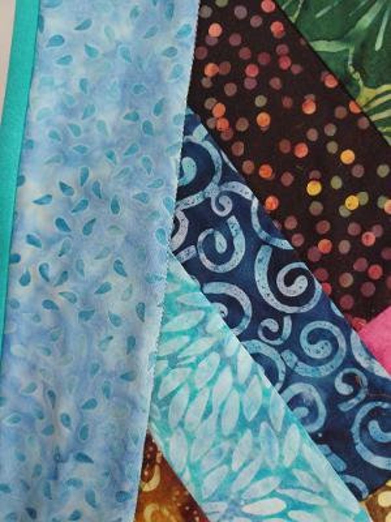 Handmade Quilted Batik Braid Pattern Table Runner Centerpiece - Etsy