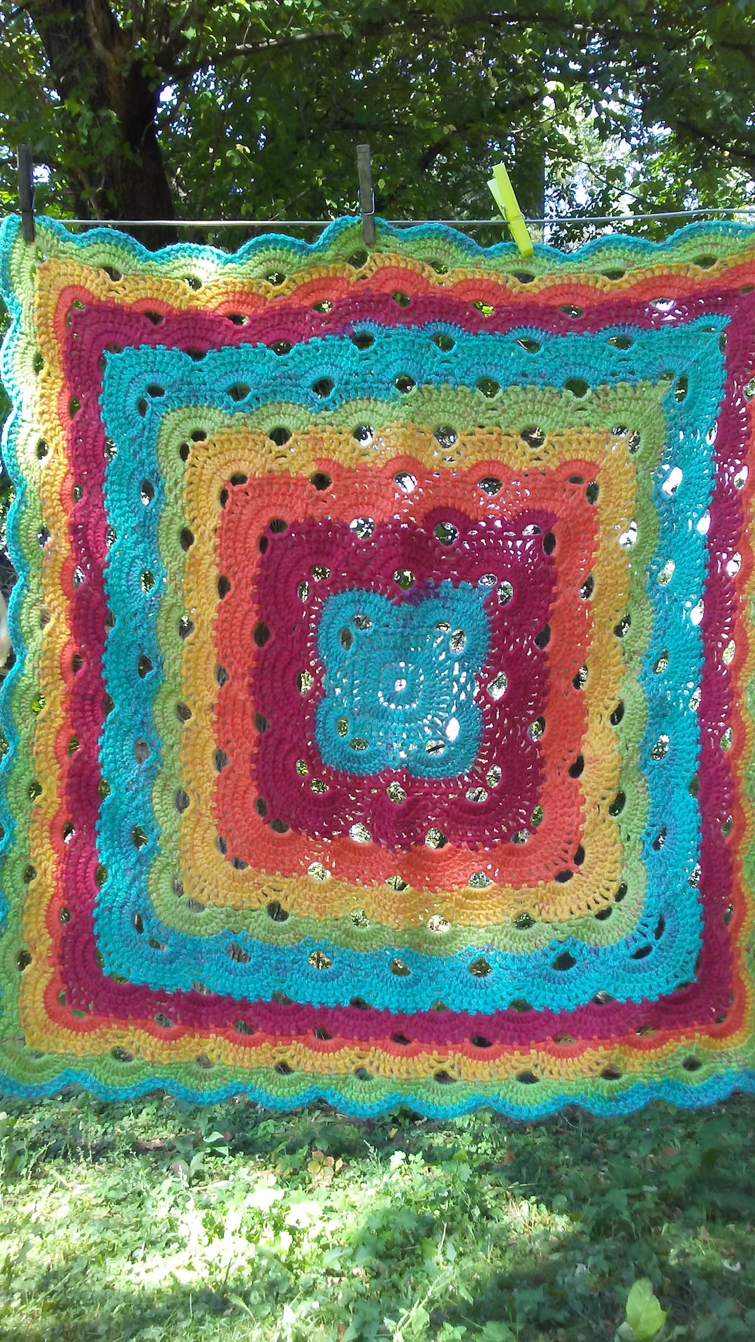 Baby Blanket Multicolor Blanket Premie Blanket Square - Etsy