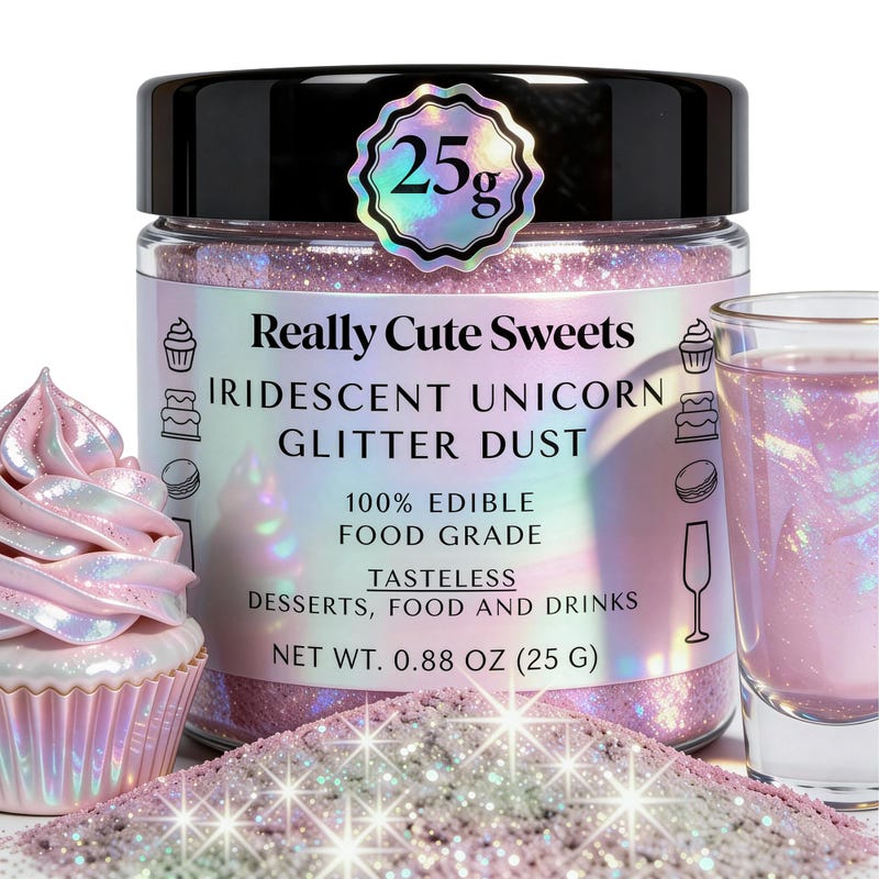Iridescent Edible Glitter - Etsy