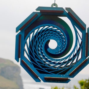 Wave octagon geometric layered decoration laser cut / - Etsy 日本