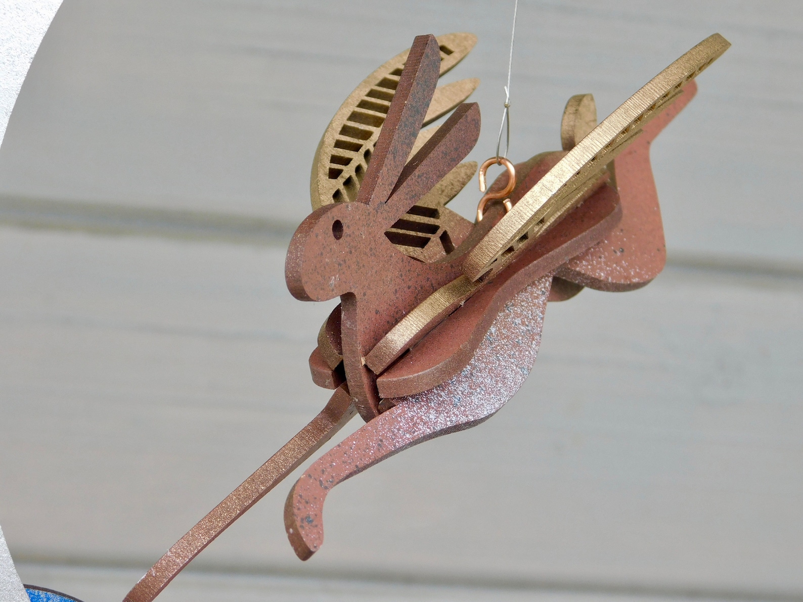 Flying Hare Mobile Decoration With or Without Moon. Laser Cut - Etsy