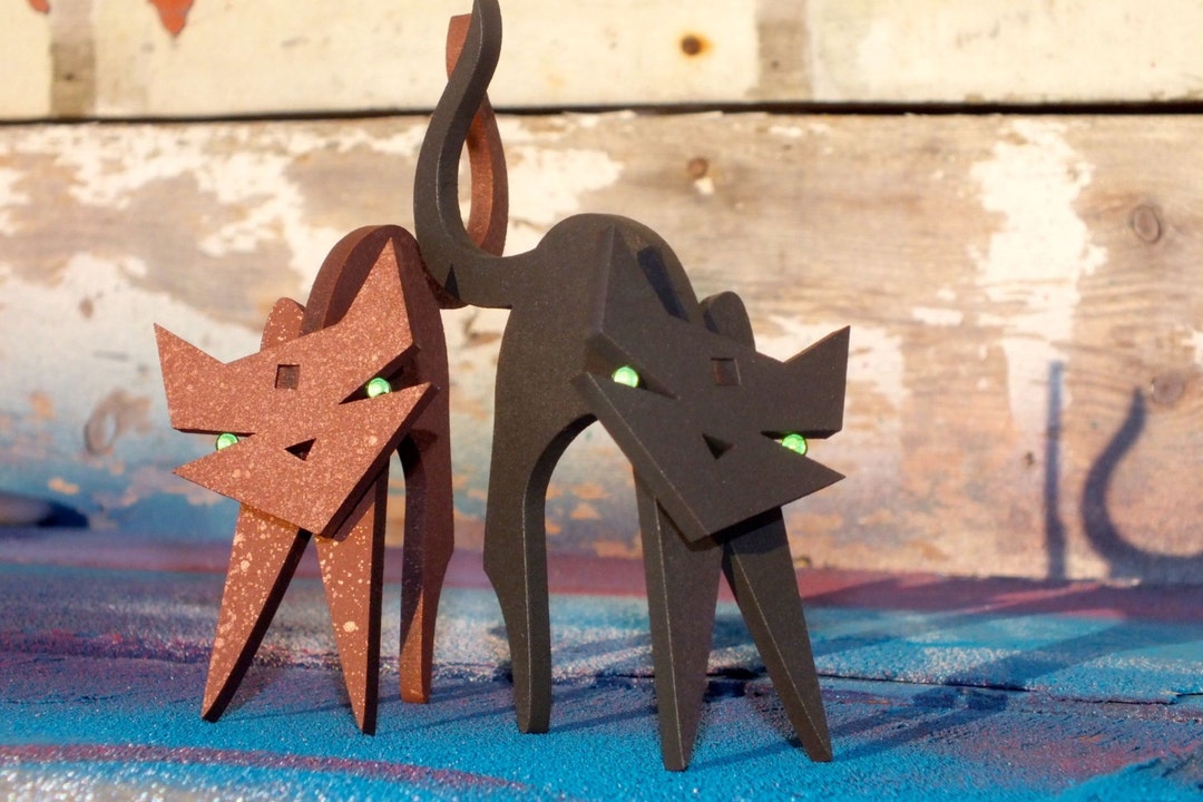 Kit Cat! a Cat Kit, Lasercut Mdf, Flatpack for Self-assembly - Etsy