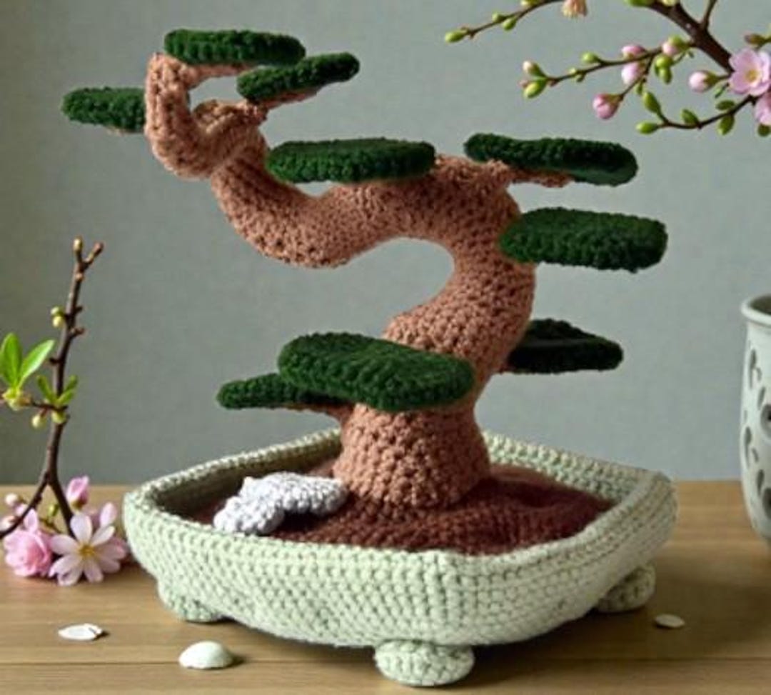 Bonsai Tree Crochet Pattern, Amigurumi Plant (PDF Pattern) - Etsy