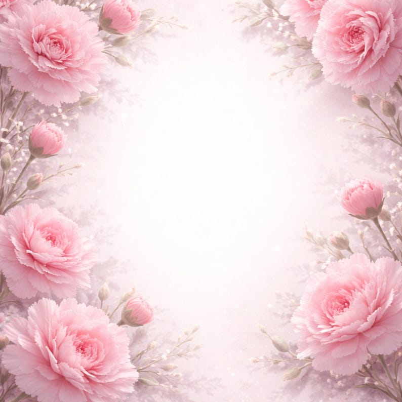 Pink Floral Digital Paper, Romantic Shabby Chic Backgrounds, Junk ...