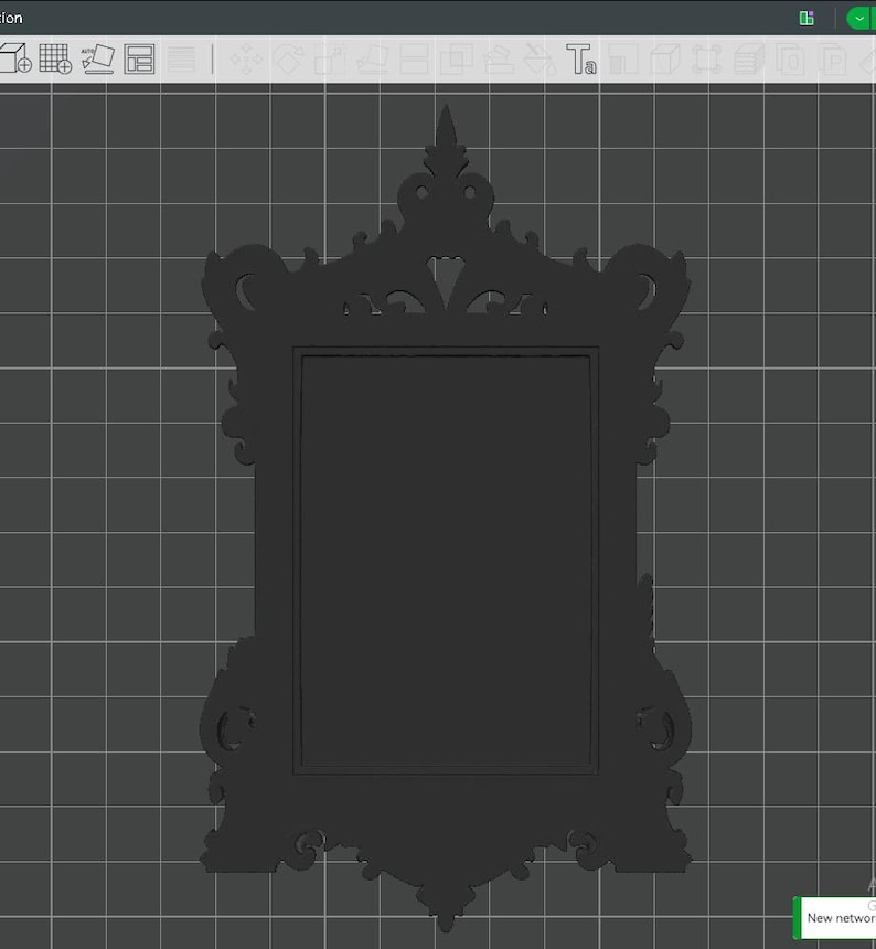 Gothic Ornate Frame STL, Baroque Wall Frame, 3D Printing File, 3D ...