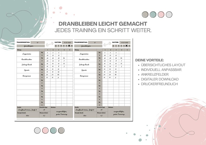 Training Planner 2026 | PDF DIN A4 Portrait Format | Printable With ...