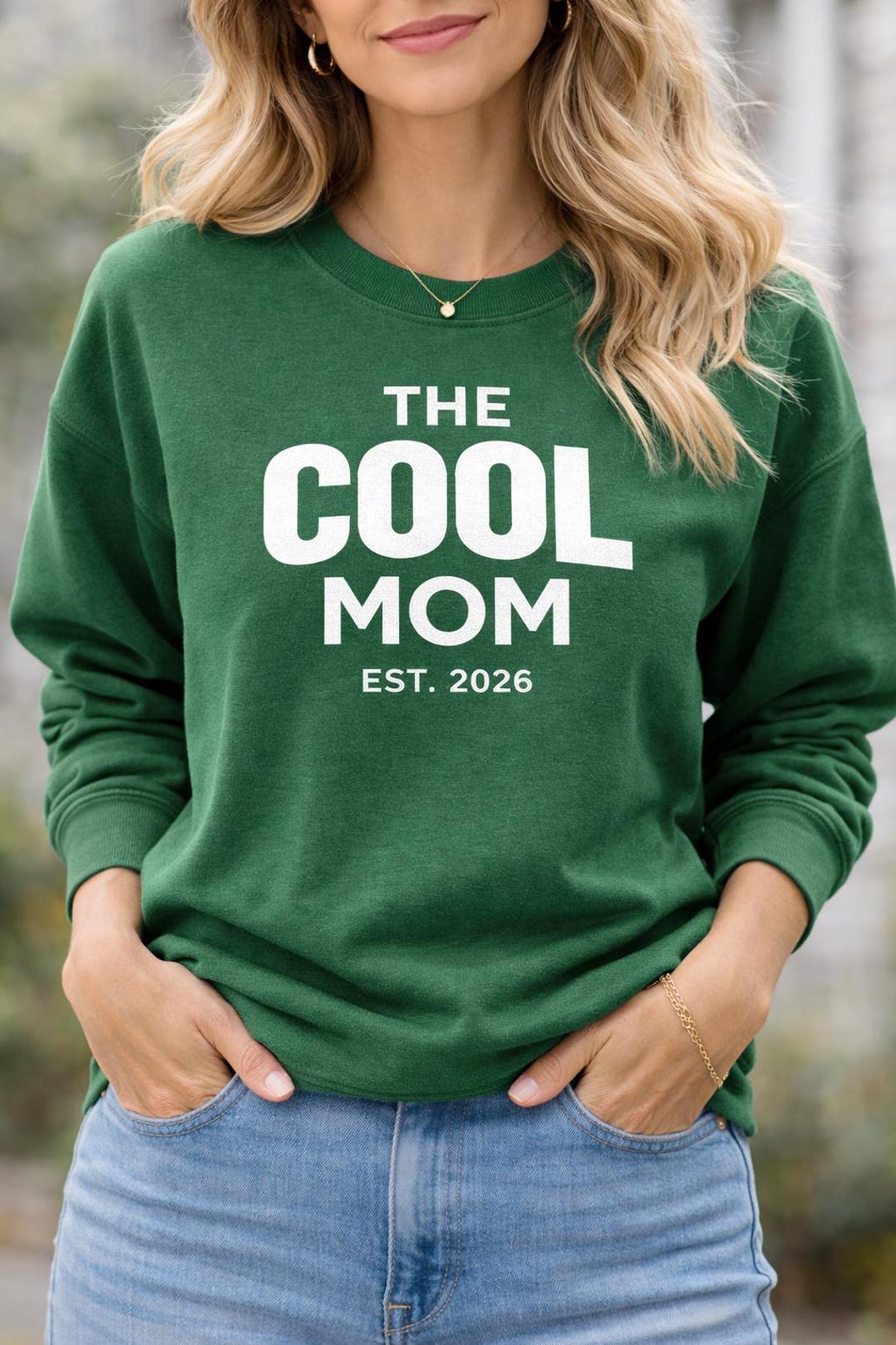 The Cool Mom Sweatshirt, Mom Life Crewneck, Funny Mom Shirt, Mother’s ...