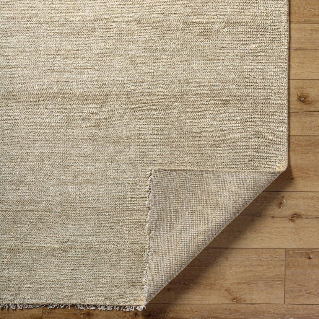 Handwoven Beige Wool Area Rug – Neutral Textured, Minimalist Decor - Etsy