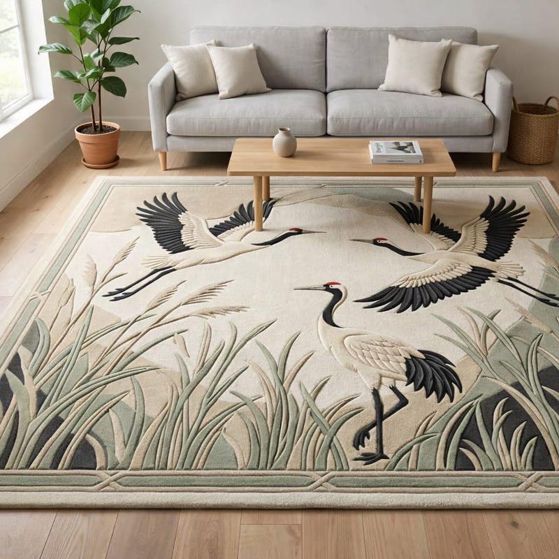 Heron Area Rugs - Etsy