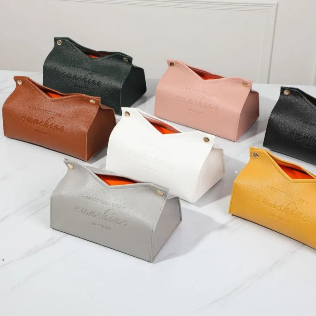 Handmade Leather Storage Box, Custom Desk Organizer - Etsy