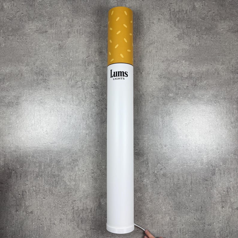 Cigarette Inspired LED Floor Lamp 100cm – LUMS Floor One Classic ...