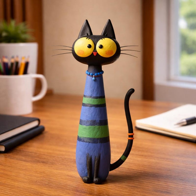 Cartoon Clay Sculpture - Etsy