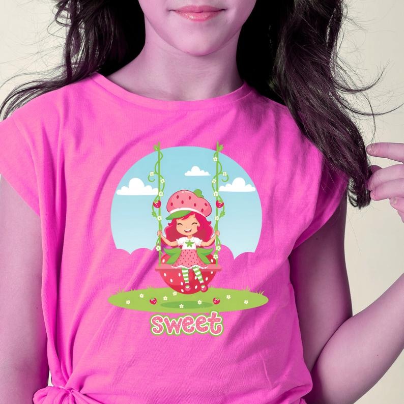 Strawberry Girl Clipart Bundle | 40 Cute PNG Files | High Resolution ...