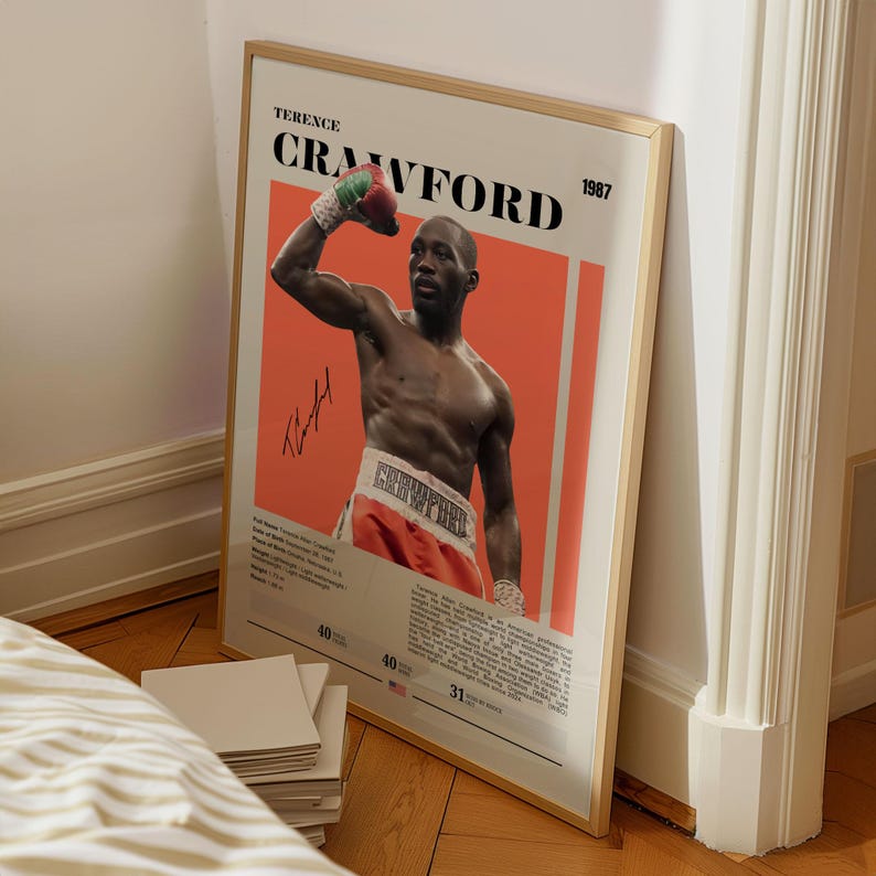 Terence Crawford Art Print: Boxing Legend & Pound-for-pound King ...