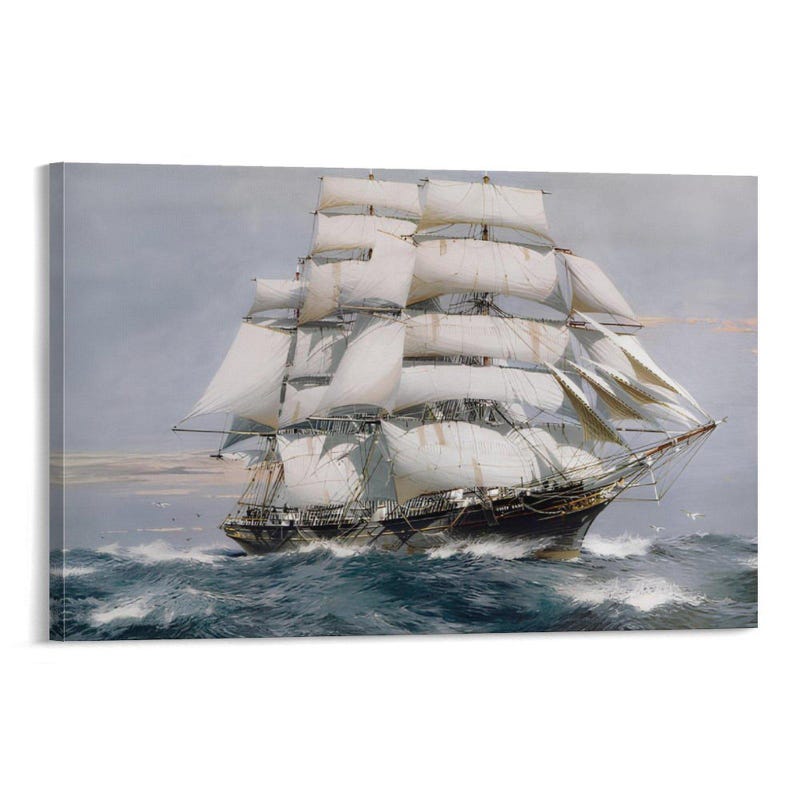 Paintings of Clipper Ships - Etsy