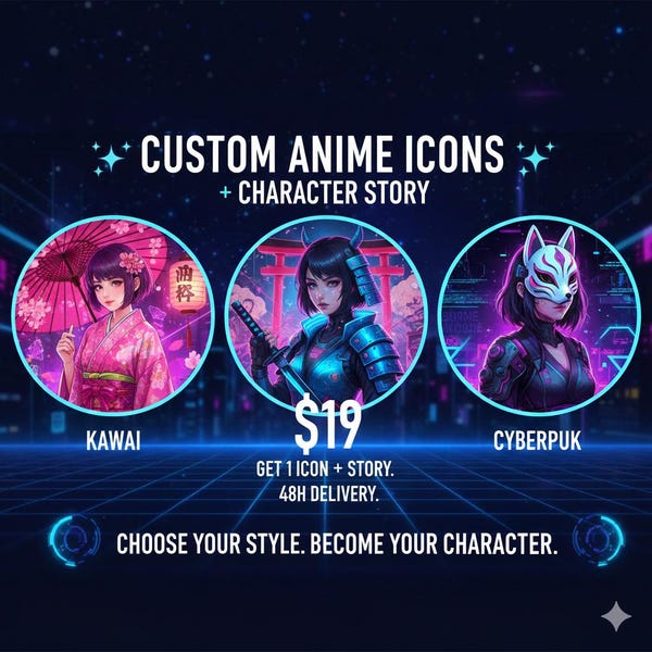 Cyberpunk Pfp - Etsy