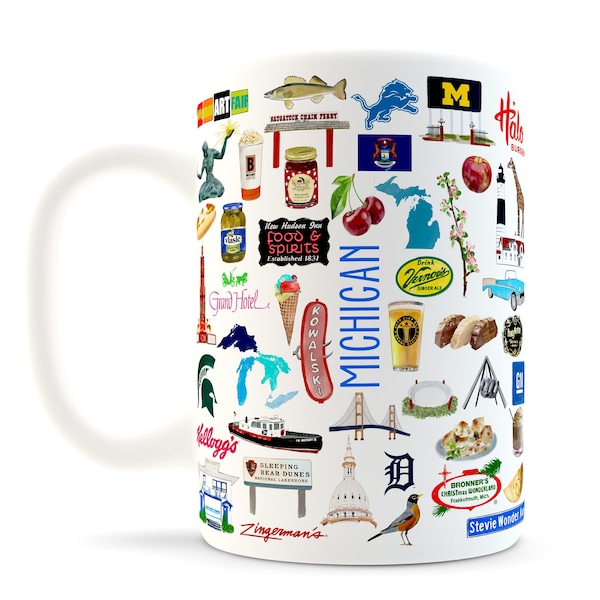 Michigan Mug - Etsy