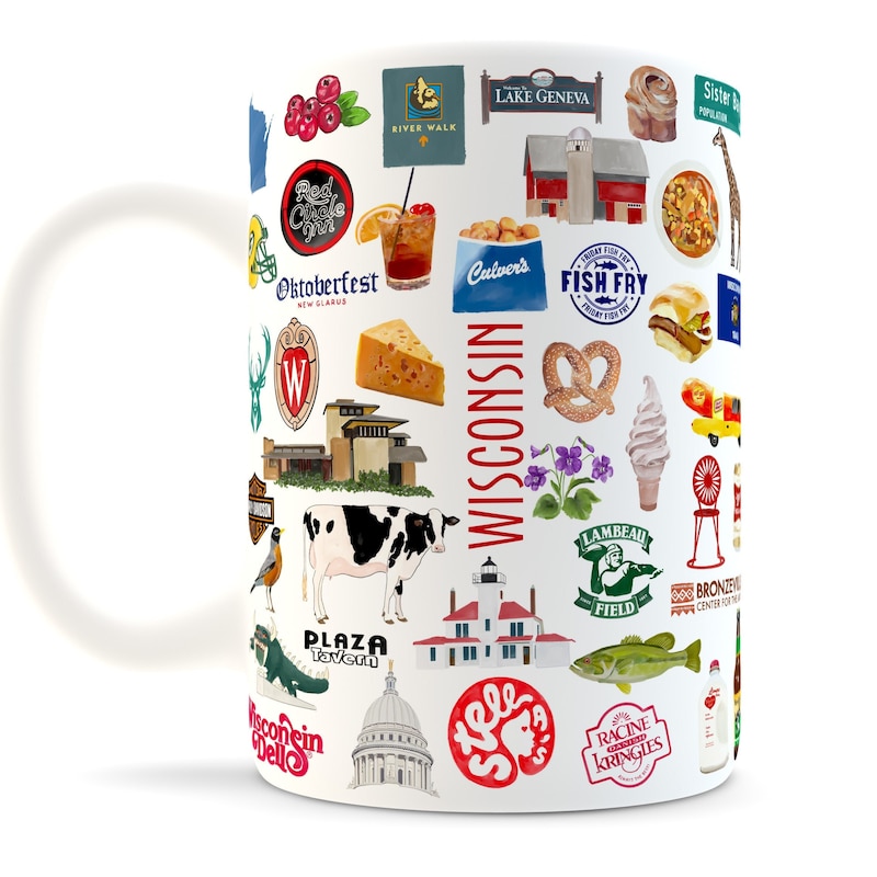 Wisconsin Coffee Mug - Etsy