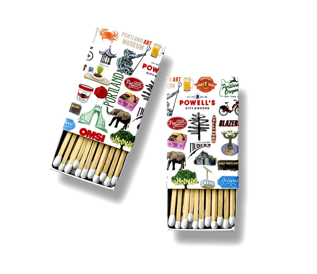 Iconic Portland Oregon Matches - Etsy